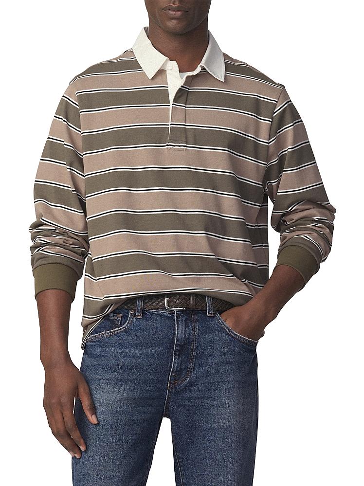 JOE'SJEANS stripe rugby shirt